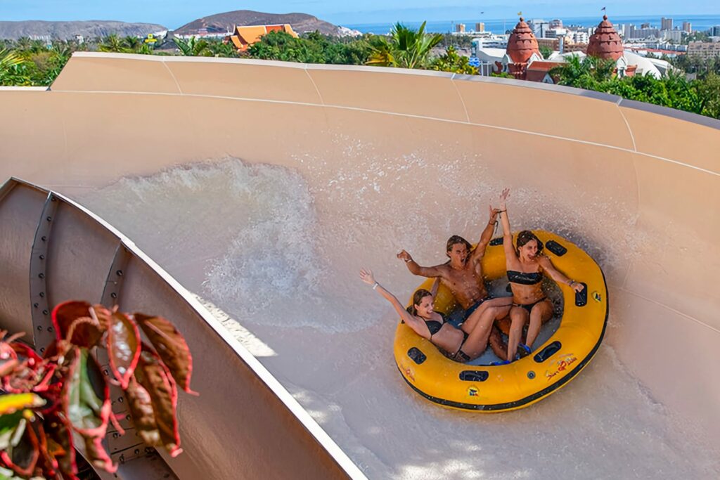 Siam Park's Water Slides for Children, Sorted by Height Requirements